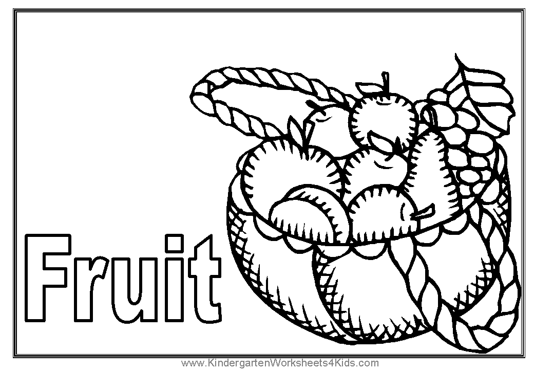 Fruit Coloring Pages