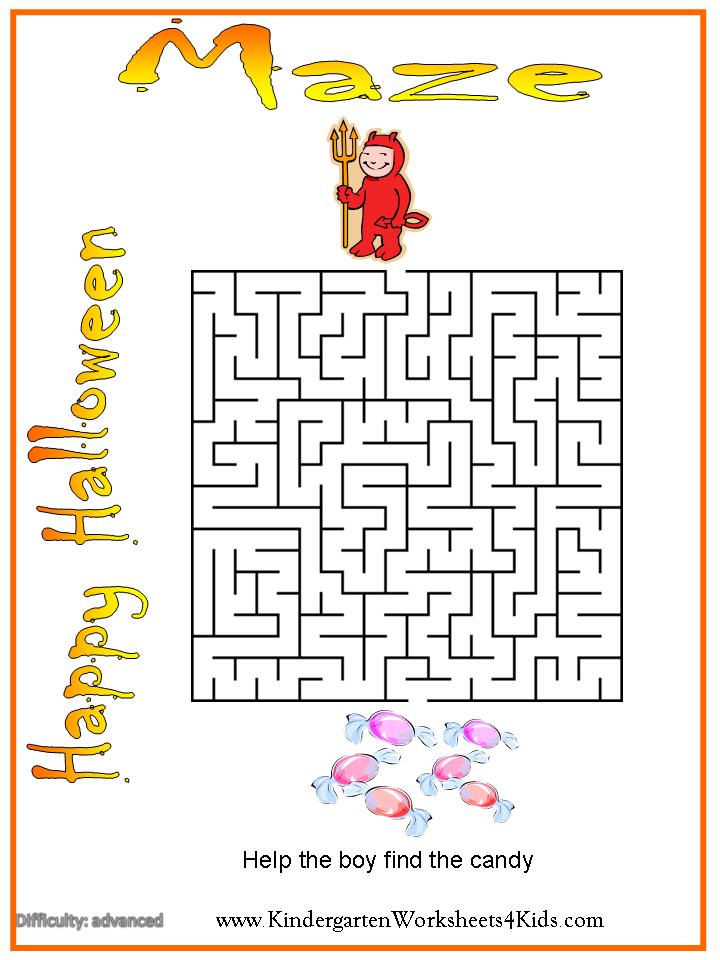 Halloween Worksheets, Games, Activities and Printables