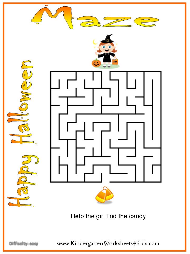 Halloween Worksheets, Games, Activities and Printables