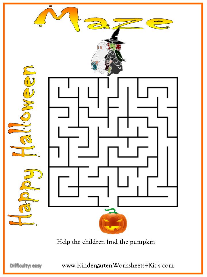 Halloween Worksheets, Games, Activities and Printables