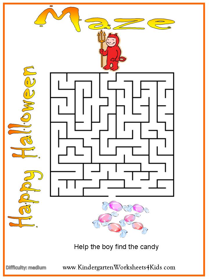 Halloween Worksheets, Games, Activities and Printables
