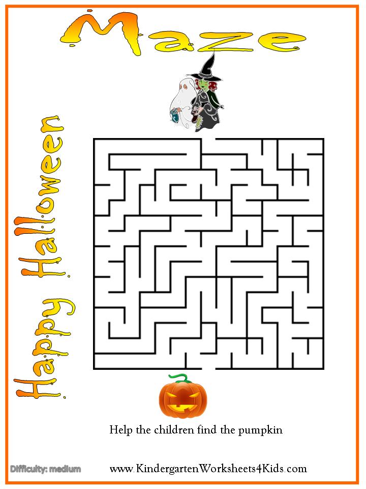 Halloween Worksheets, Games, Activities and Printables