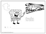 SpongeBob Alphabet Worksheets - Lowercase Letters