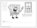 SpongeBob Alphabet Worksheets - Lowercase Letters
