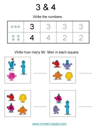 Counting and Adding up to 10 with the Mr Men