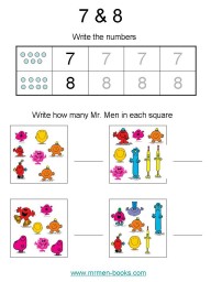 Counting and Adding up to 10 with the Mr Men