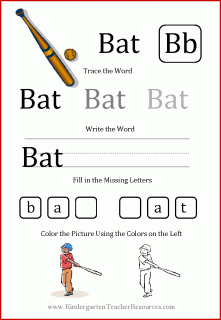 Worksheets with Short Vowels