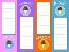 Printable Classroom Calendars