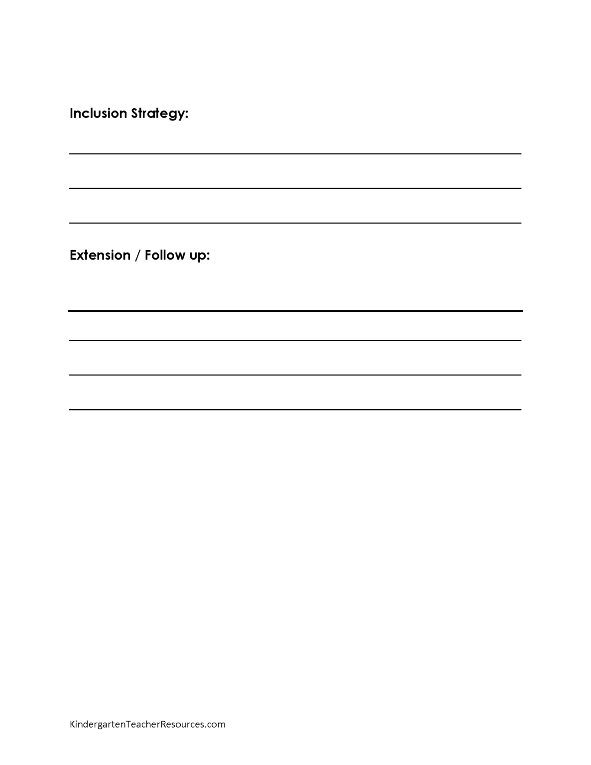 FREE Kindergarten Lesson Plan Template Word Or Editable PDF FREE Kindergarten Lesson Plan Template Word Or Editable PDF